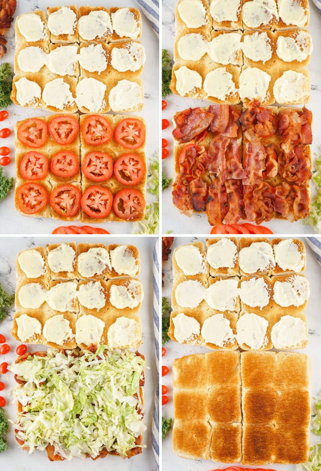 BLT Sliders - Perfect for Travel Days | Life in The RV