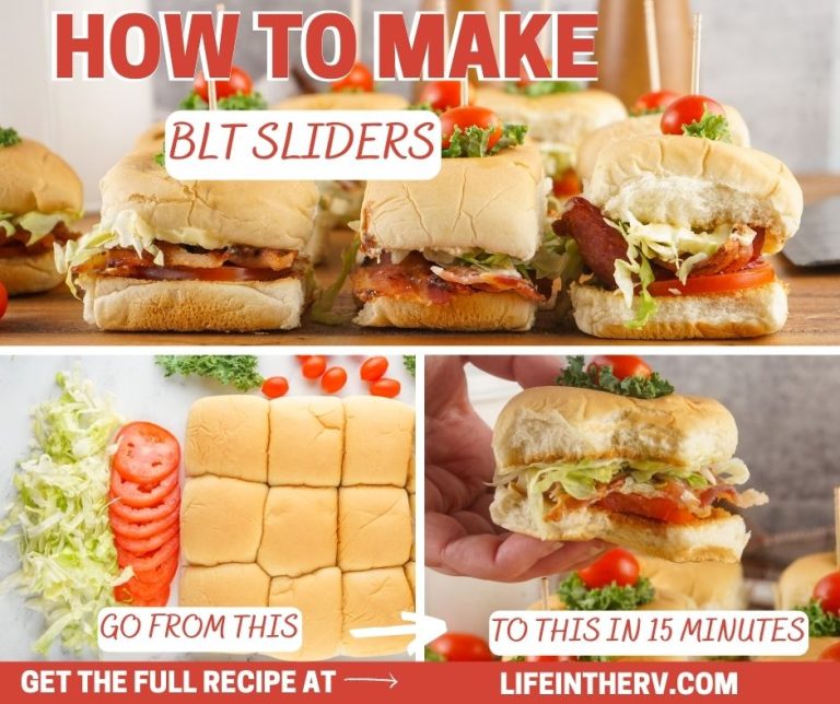 BLT Sliders - Perfect for Travel Days | Life in The RV