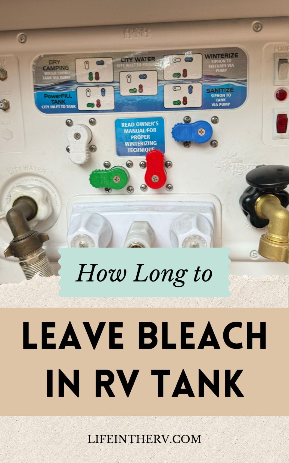 How Long to Leave Bleach in Your RV Water Tank | Life in The RV