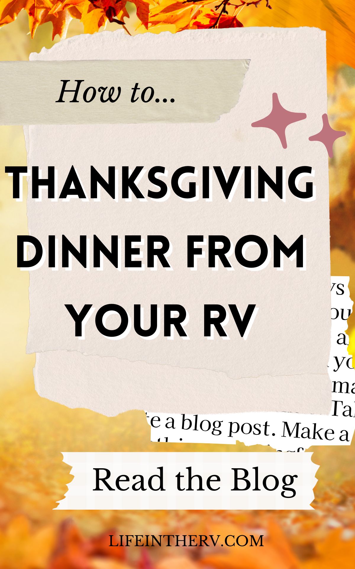 Thanksgiving Dinner from Your RV | Life in The RV