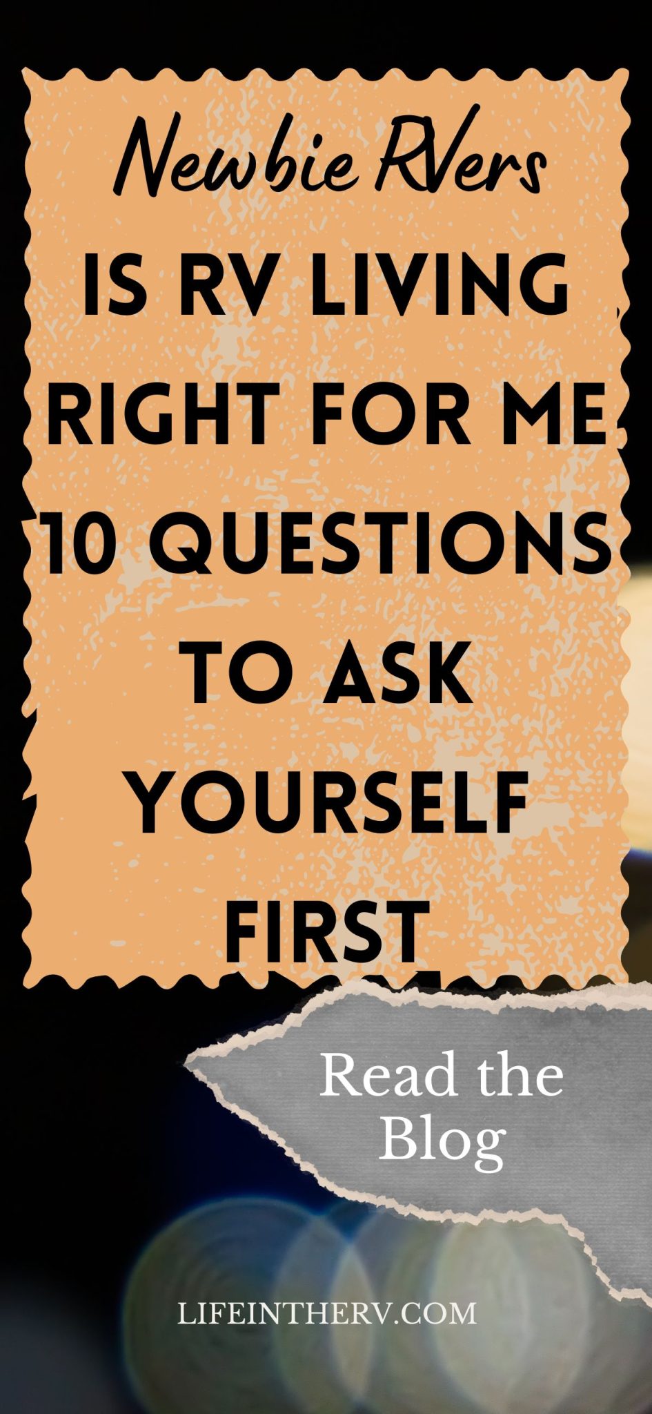 Is RV Living Right For Me - 10 Questions to Ask Yourself First | Life ...